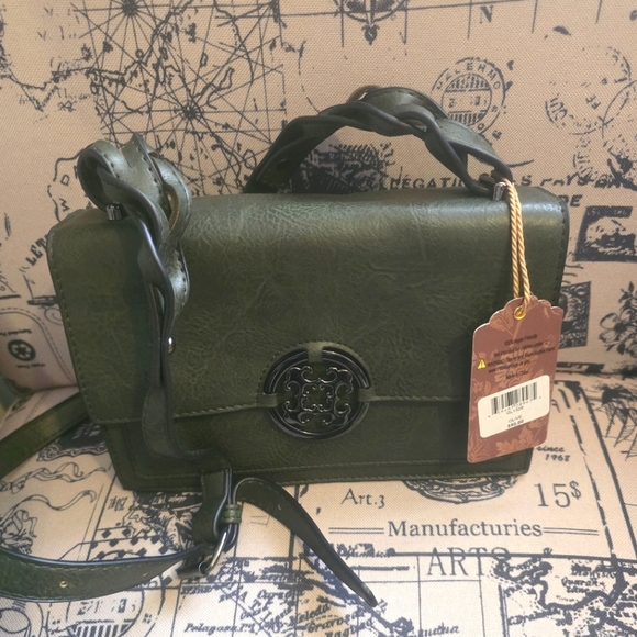 Sam & Hadley | Bags | Sam Hadley Medallion Braided Crossbody Nwt In ...